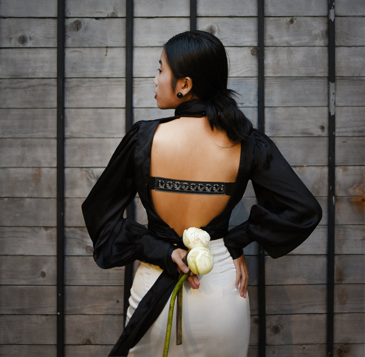 Fashion Cover | Backless Dress | Bra Accessory Tie Me Up BackStoryNYC
